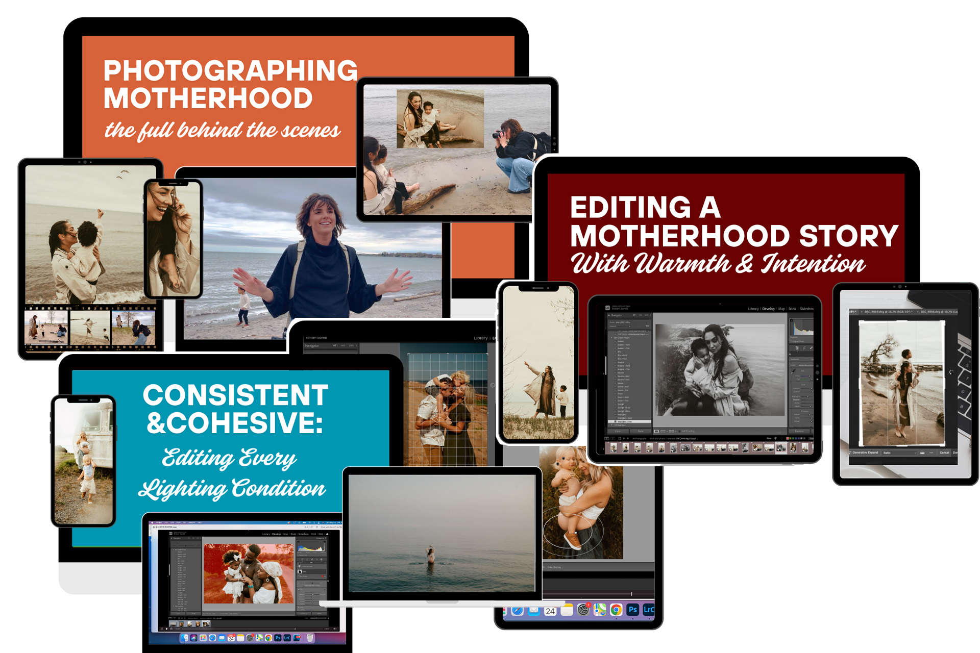 Behind the Scenes Shoot + Edit Video Bundle: Motherhood Edition