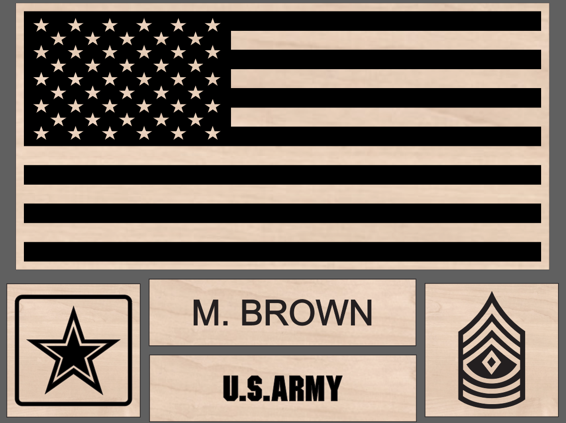 U.S. Army Starter Bundle | Personalized Legacy Art | Veteran-Owned
